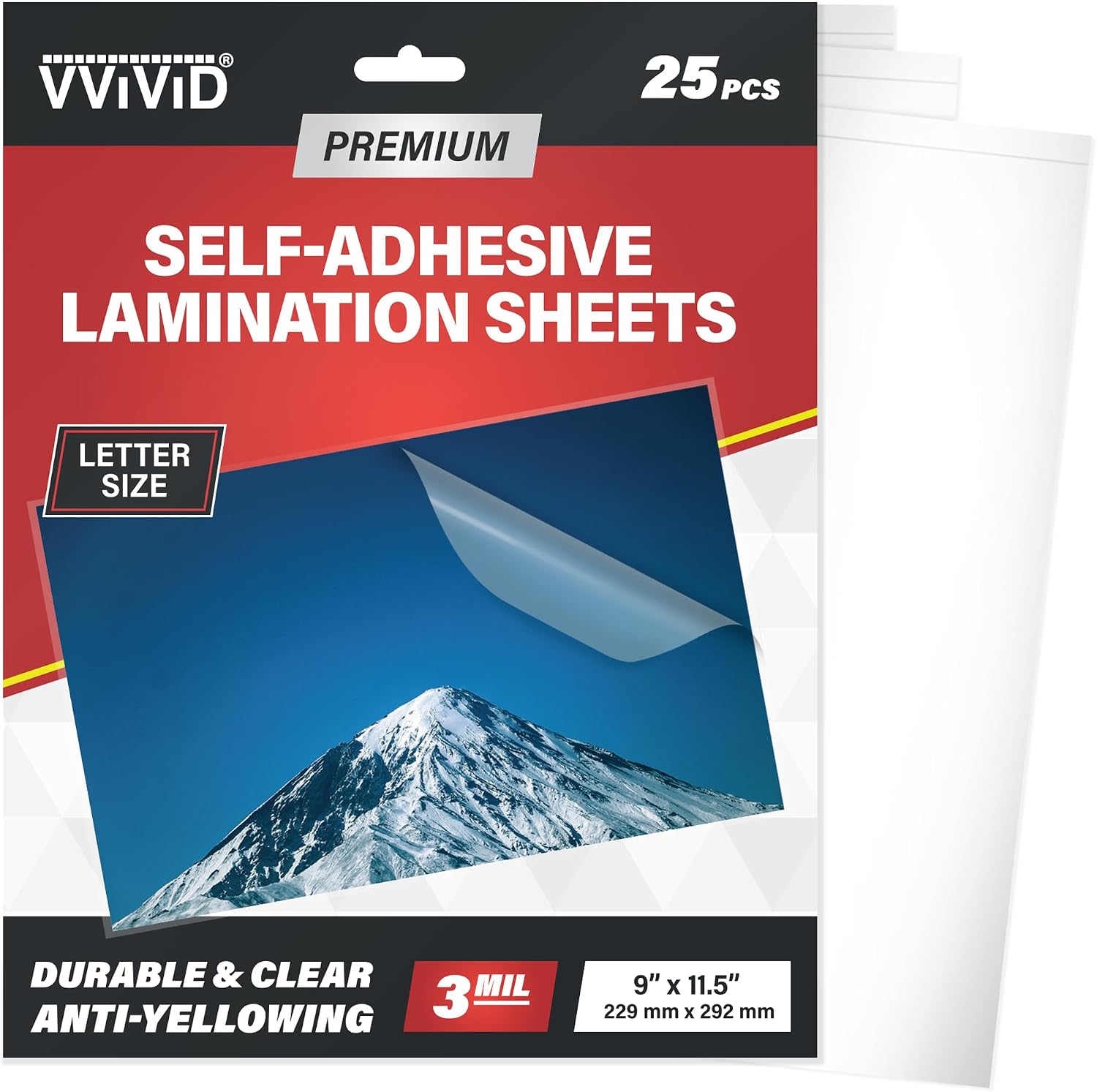 Amazon.com : VViViD Premium Self-Adhesive Lamination 3Mil Sheets, Gloss ...