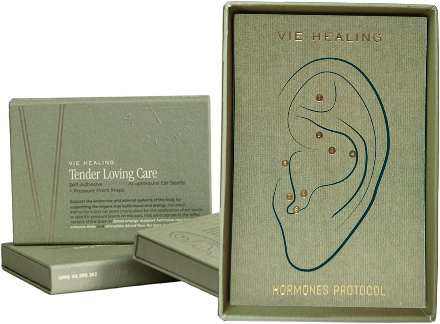 Amazon.com: Vie Healing 24K Acupressure Ear Seeds for Wellness & Beauty ...