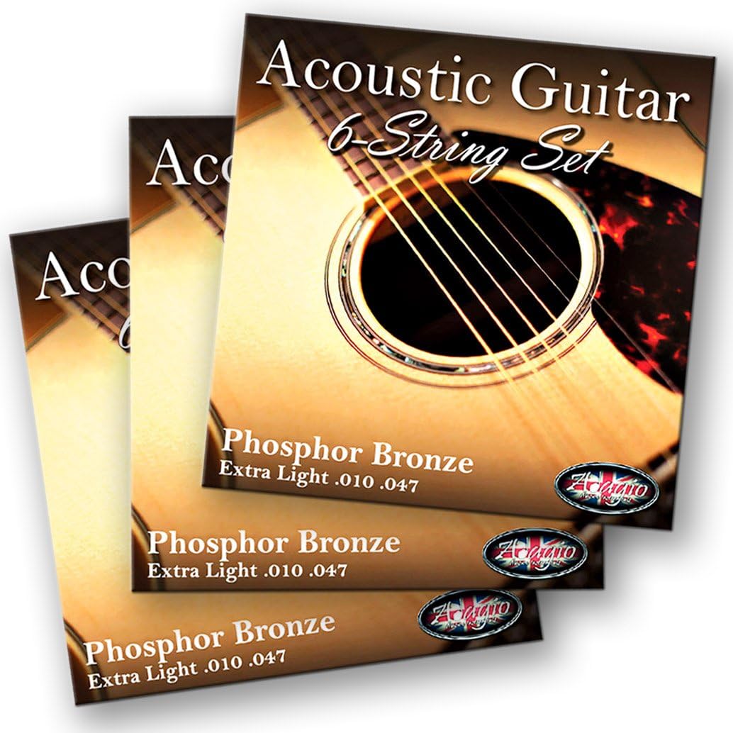 Adagio Pro 12-String Acoustic Guitar Strings (12 String) - Bronze 80/20 ...