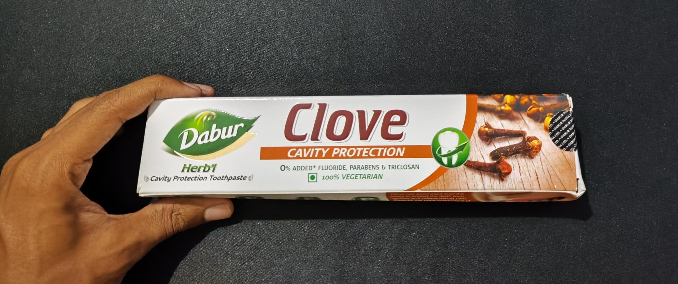 Buy Dabur Herb'l Clove Cavity Protection Toothpaste - 200g | No added ...