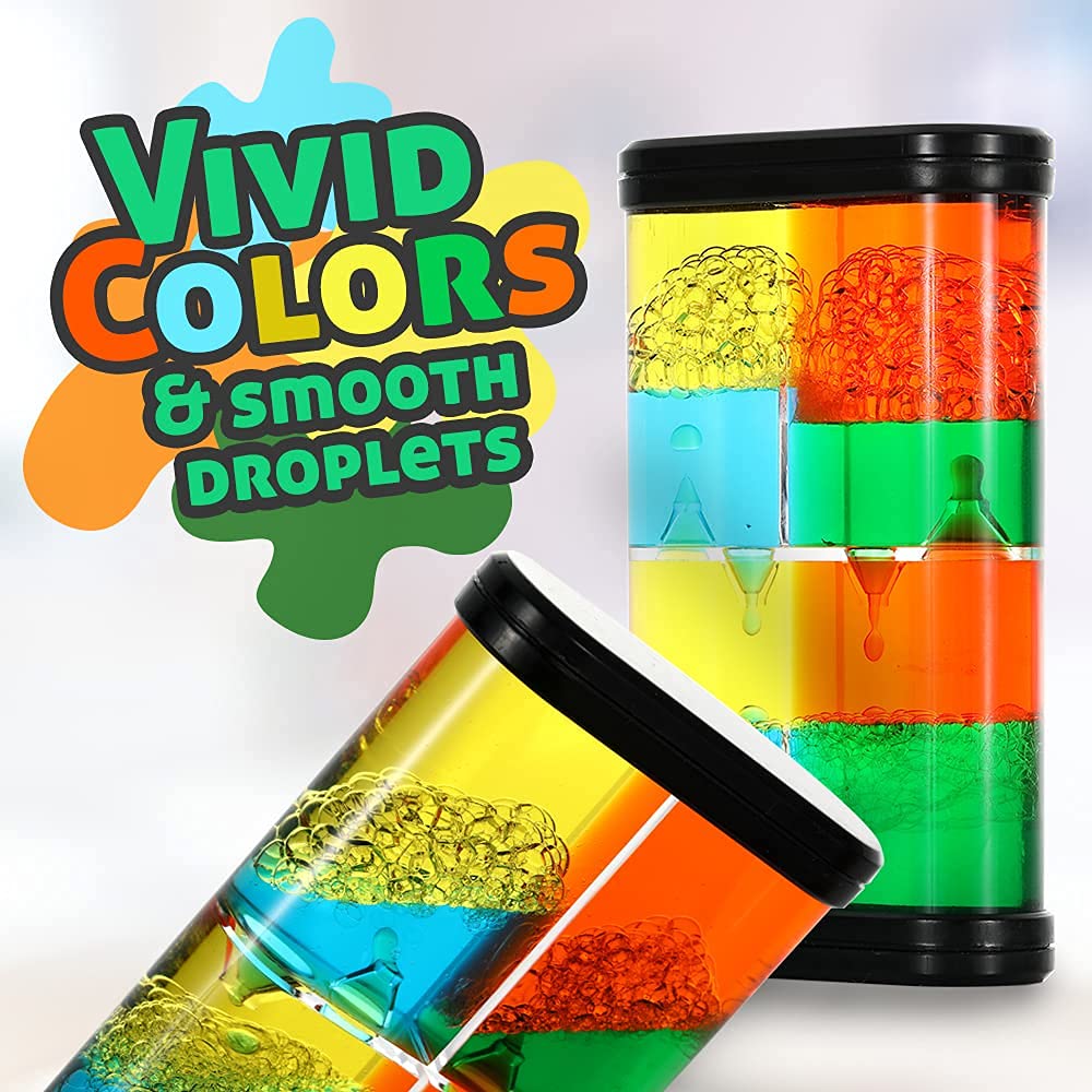 Buy Liquid Motion Bubbler, Liquid Timer Sensory Play with 4 Colors ...