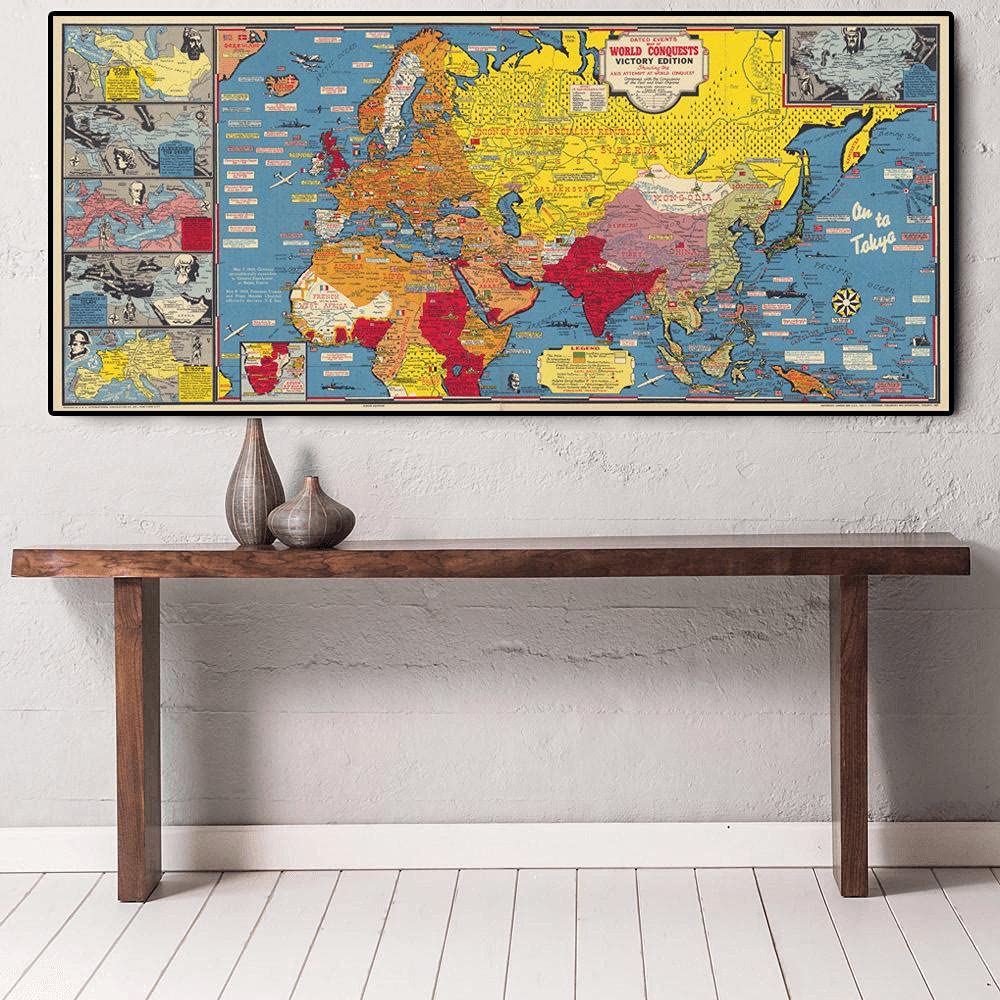 Mg Global World War 2 Events Dated Events Map World | Desertcart KSA