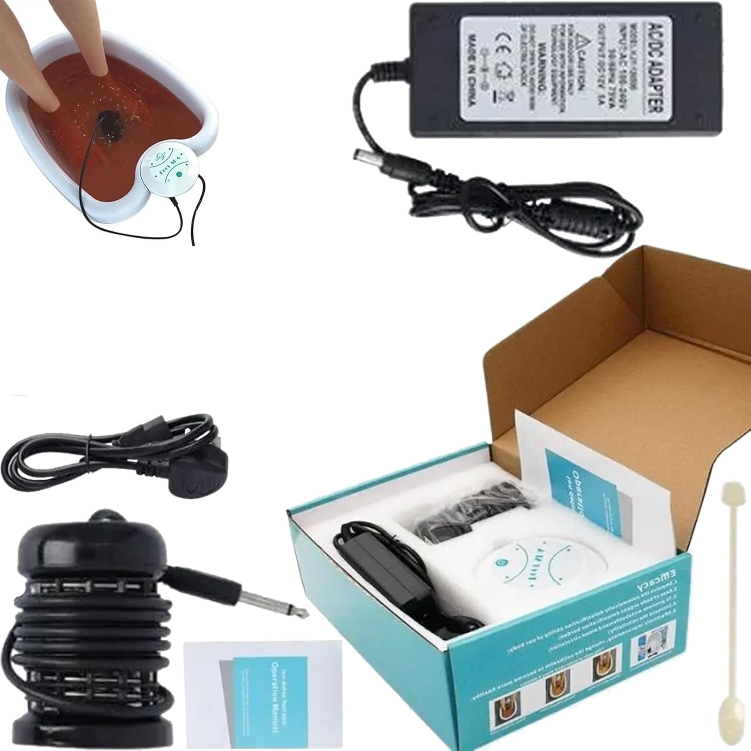 Healifeco Ionic Foot Spa - at-Home Detox and Cleanse - Ionic Foot ...