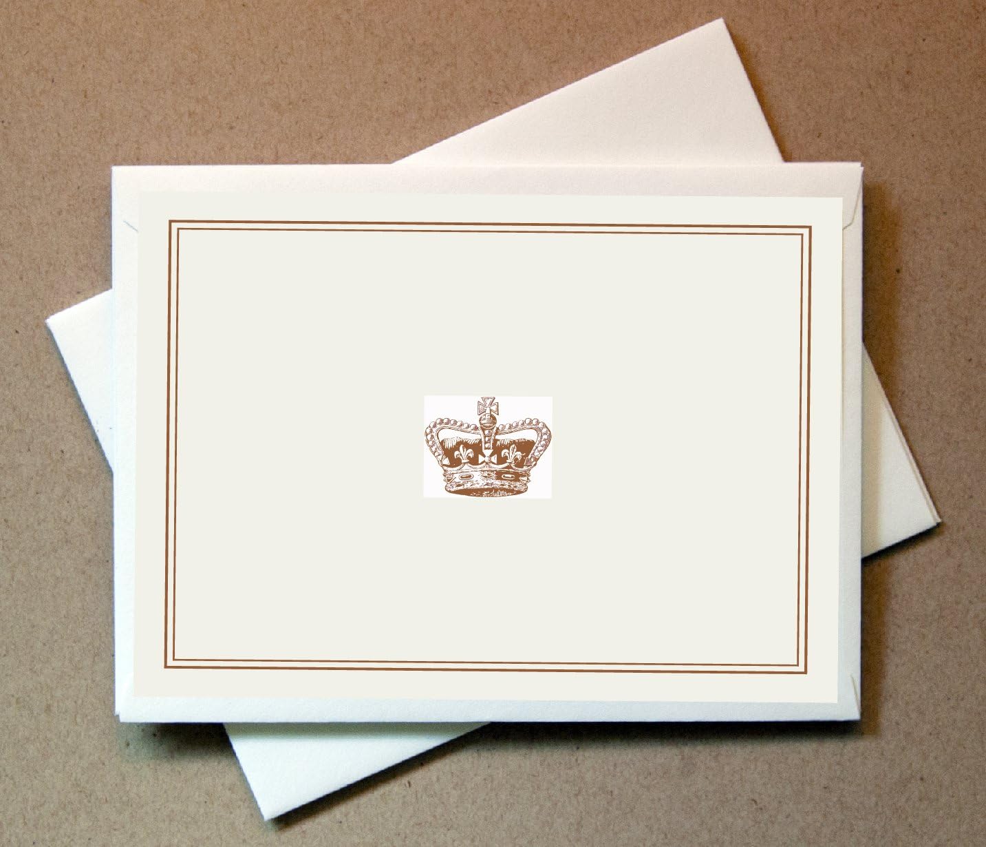 Amazon.com : Crown Stationery (24 Foldover Cards and Envelopes) Crown ...