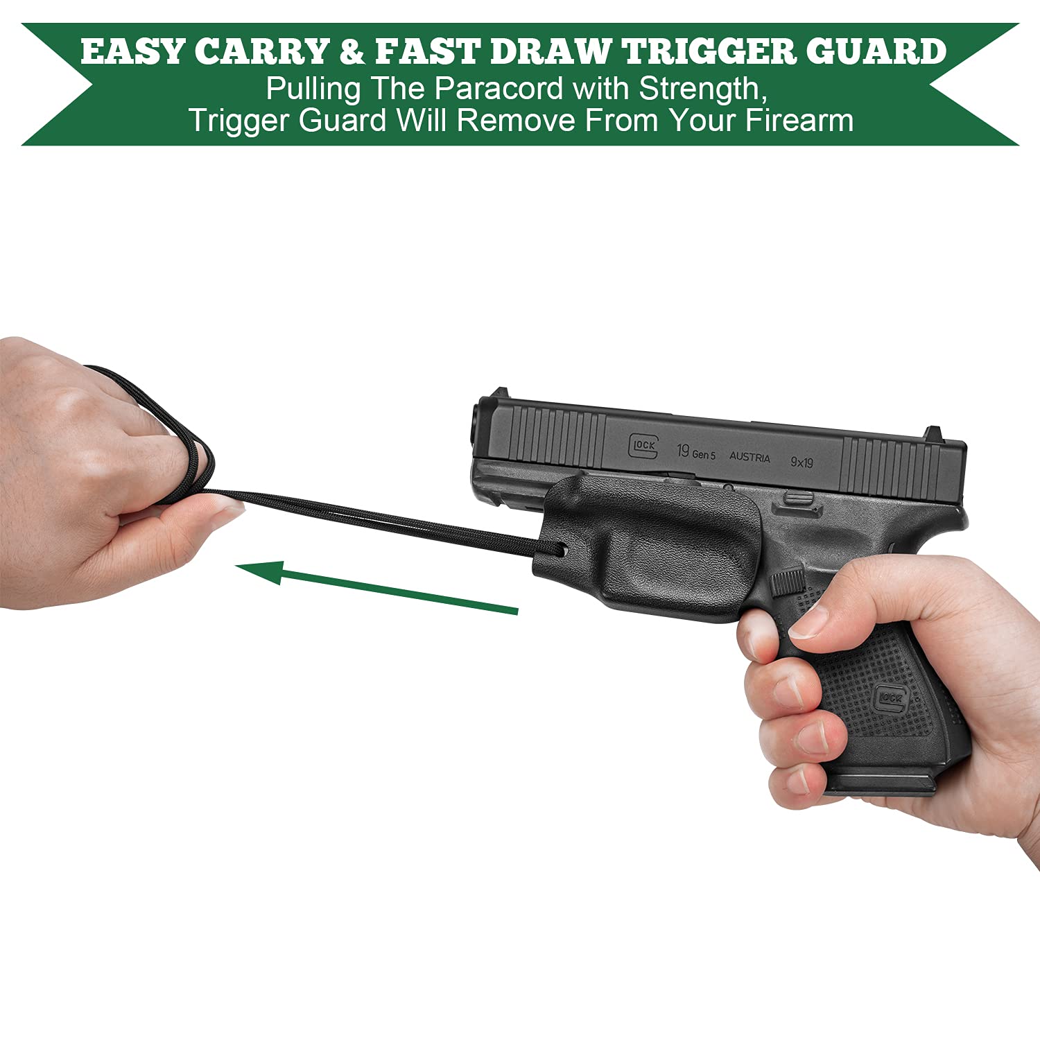 Trigger Guard Holster, Kydex Trigger Guard Holster with Paracord ...