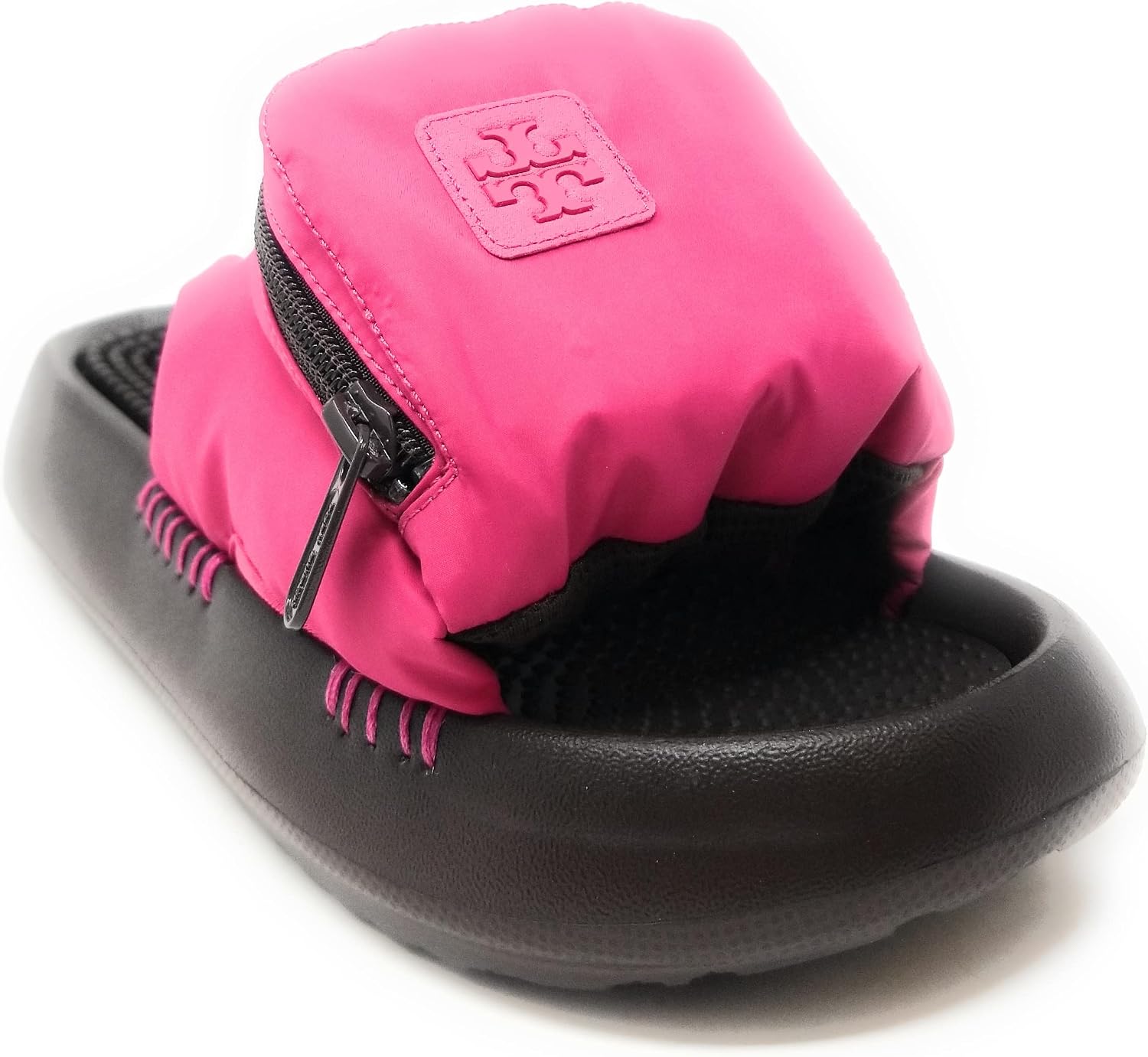 Amazon.com | Tory Burch Women's Pocket Sport Slides (Magenta - Future ...