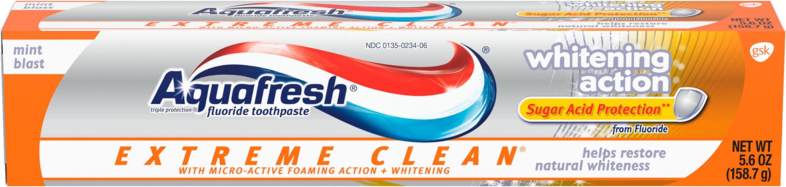 Amazon.com : Aquafresh Extra Fresh Whitening Fresh Mint Toothpaste, 5.6 ...