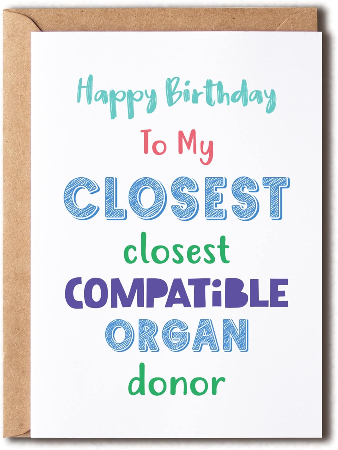 Amazon.com : EruditeGifts Happy Birthday To My Closest Compatible Organ ...