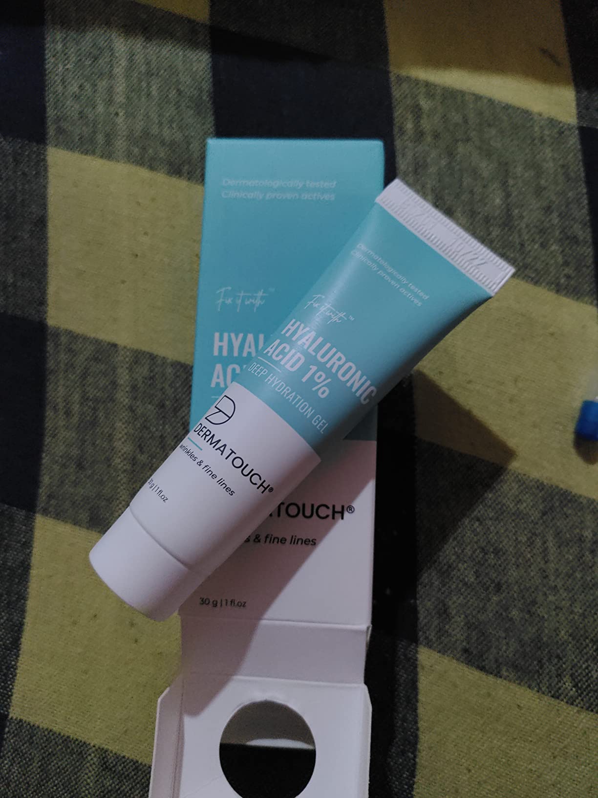 DERMATOUCH 1% Hyaluronic Acid Gel Deep Hydration | Gel for Acne ...