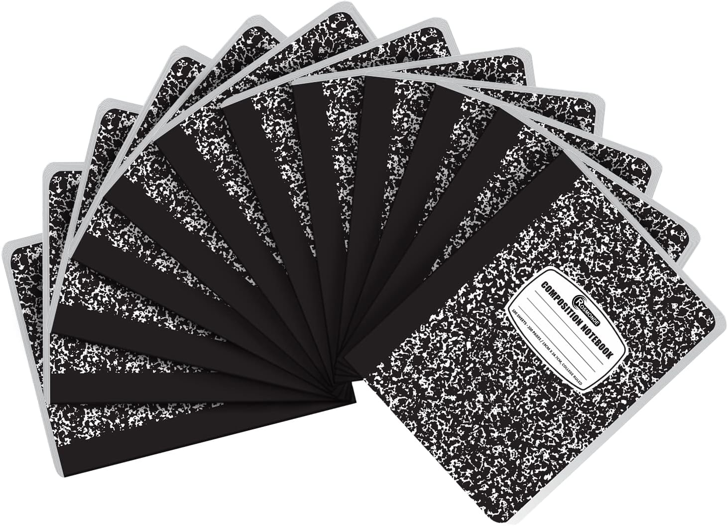 Amazon.com : Rosmonde Composition Notebooks College Ruled 12 Pack, 200 ...