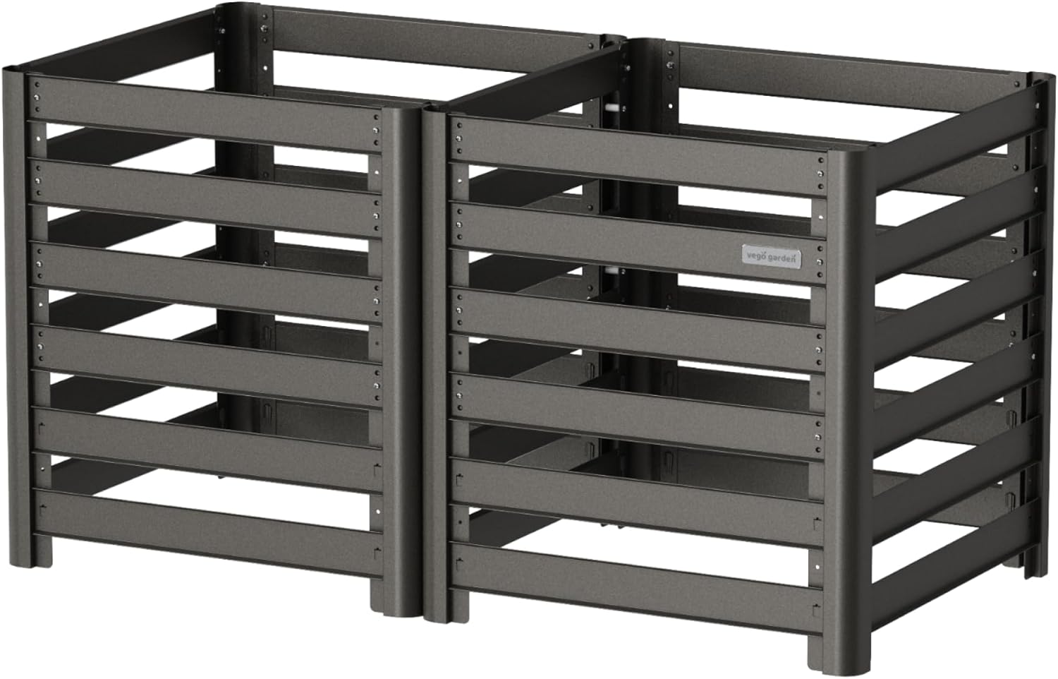 Amazon.com : Vego Garden 32" Tall Modular Compost Bin 60" x 30" x 32 ...