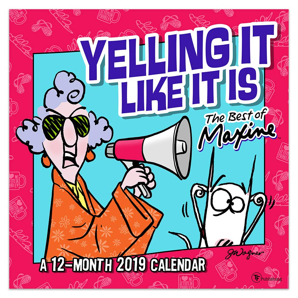 Amazon.com: 2019 Maxine by Hallmark Wall Calendar: A 12-Month 2019 ...