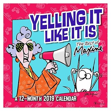 Amazon.com: 2019 Maxine by Hallmark Wall Calendar: A 12-Month 2019 ...