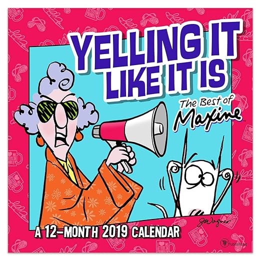 Amazon.com: 2019 Maxine by Hallmark Wall Calendar: A 12-Month 2019 ...