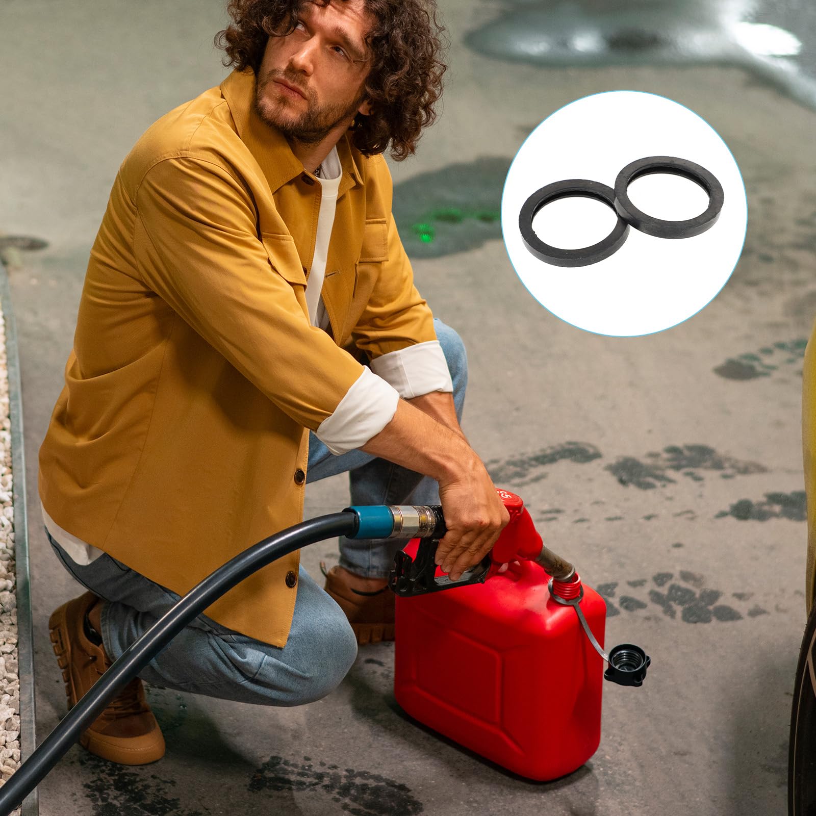 Snapklik.com : 10 PCS Gas Can Spout Gaskets 1.2 Inch Inside Diameter ...