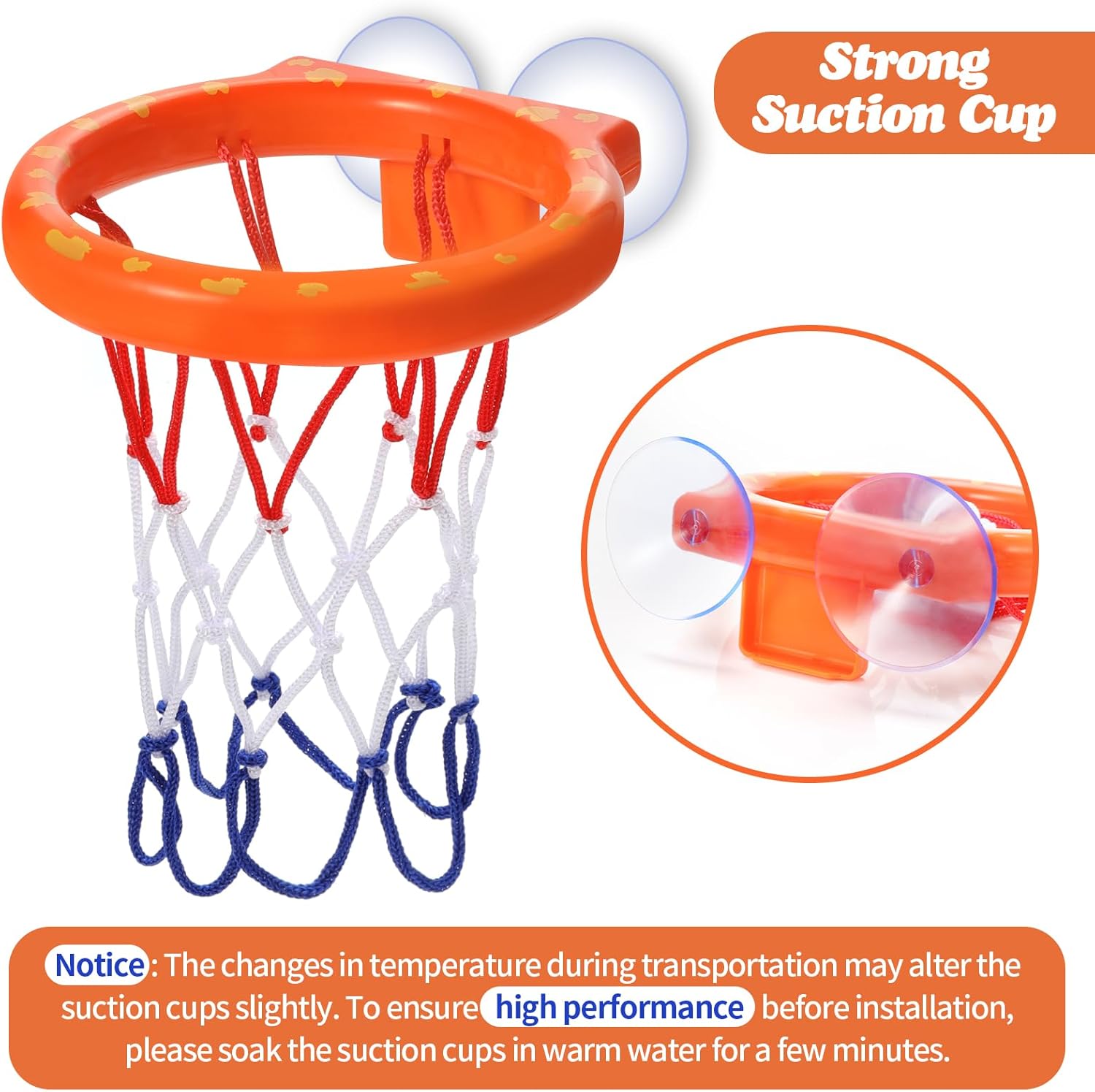 Bath Toys,Mold Free Bath Basketball Hoop for Kids Ages 1-3,Bathtub ...