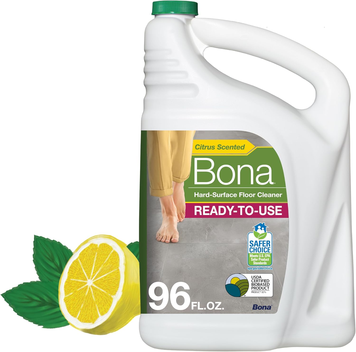 Amazon.com: Bona Multi-Surface Floor Cleaner Refill - 96 fl oz - Lemon ...