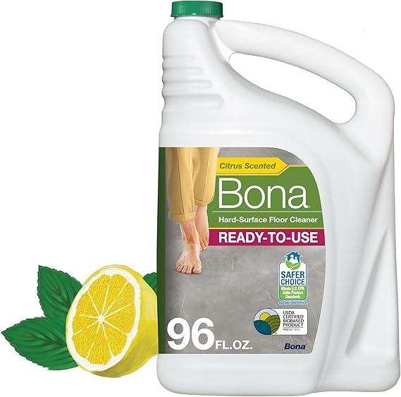 Amazon.com: Bona Multi-Surface Floor Cleaner Refill - 96 fl oz - Lemon ...
