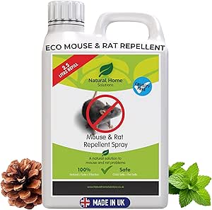 Peppermint Oil Mouse Rat Repellent Big Value 2.5L Refill Stop Mice Rats ...