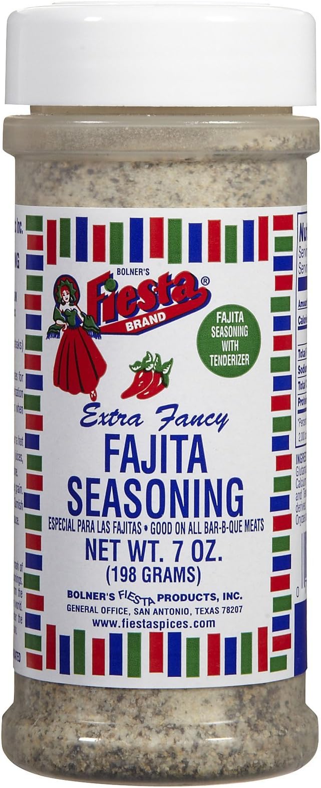 Amazon.com : Fiesta Extra Fancy Fajita Seasoning, 7 oz : Grocery ...