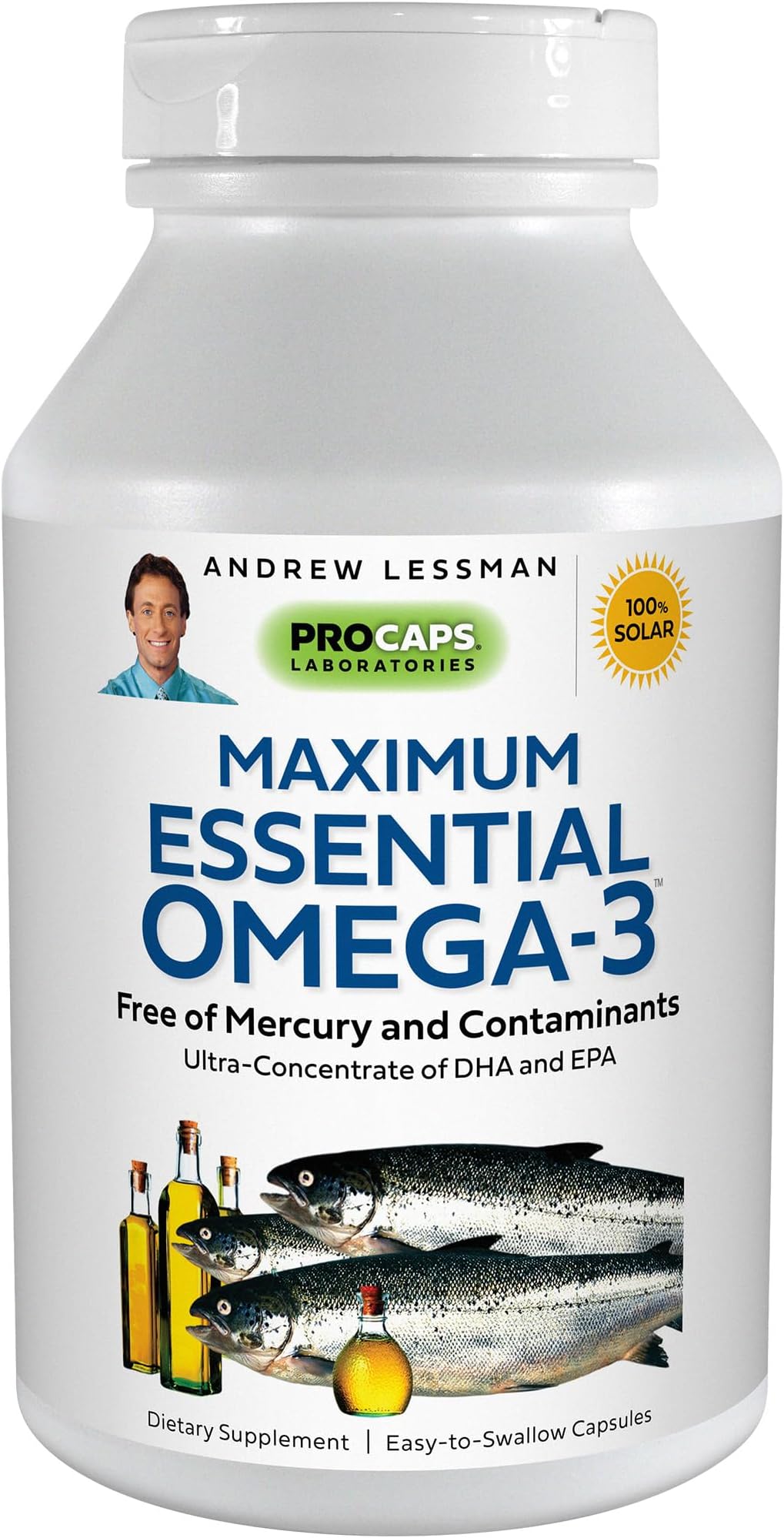 Amazon.com: ANDREW LESSMAN Maximum Essential Omega-3 Unflavored, 360 ...