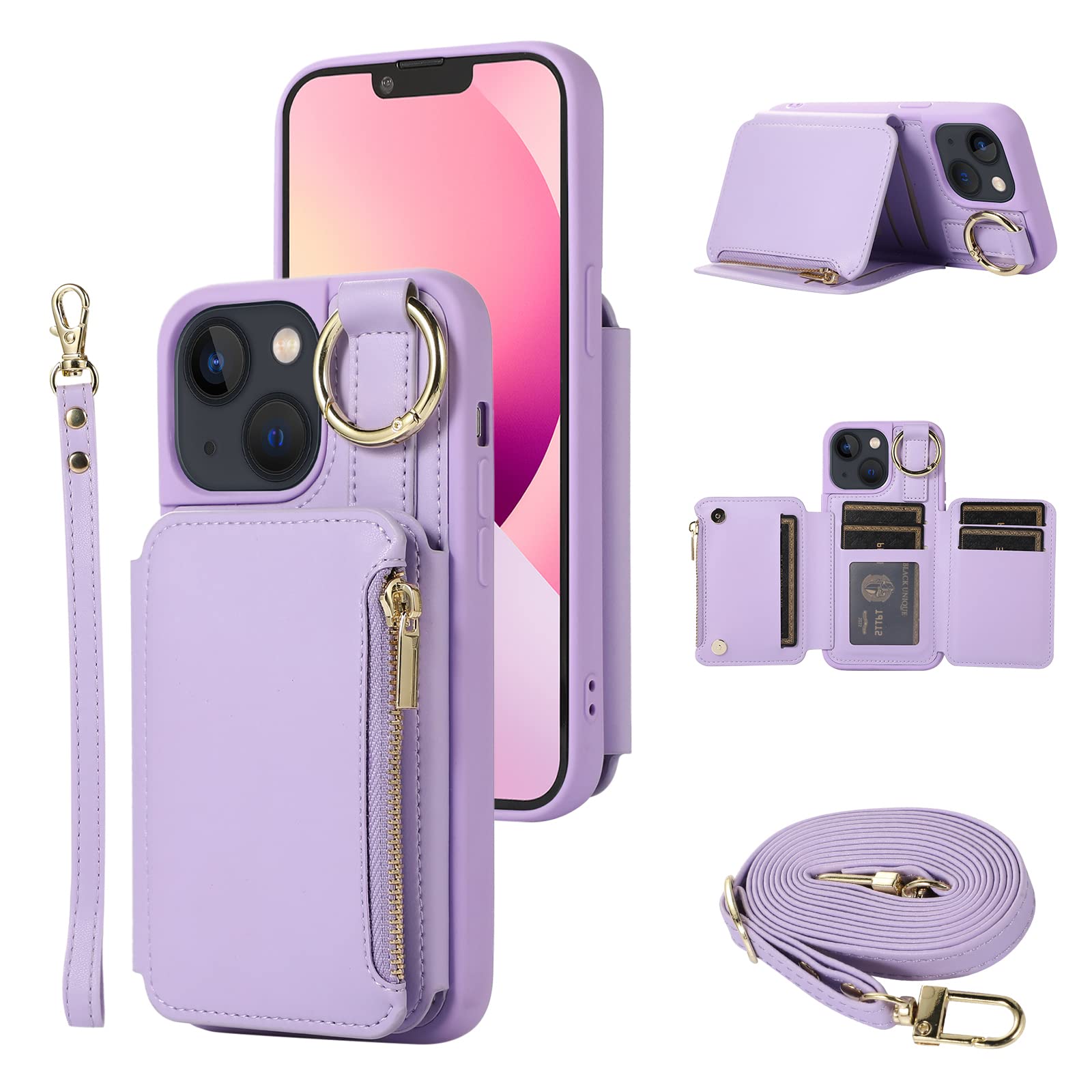 Amazon.com: Furiet Wallet Case for iPhone 14 Plus 6.7 inch Leather ...