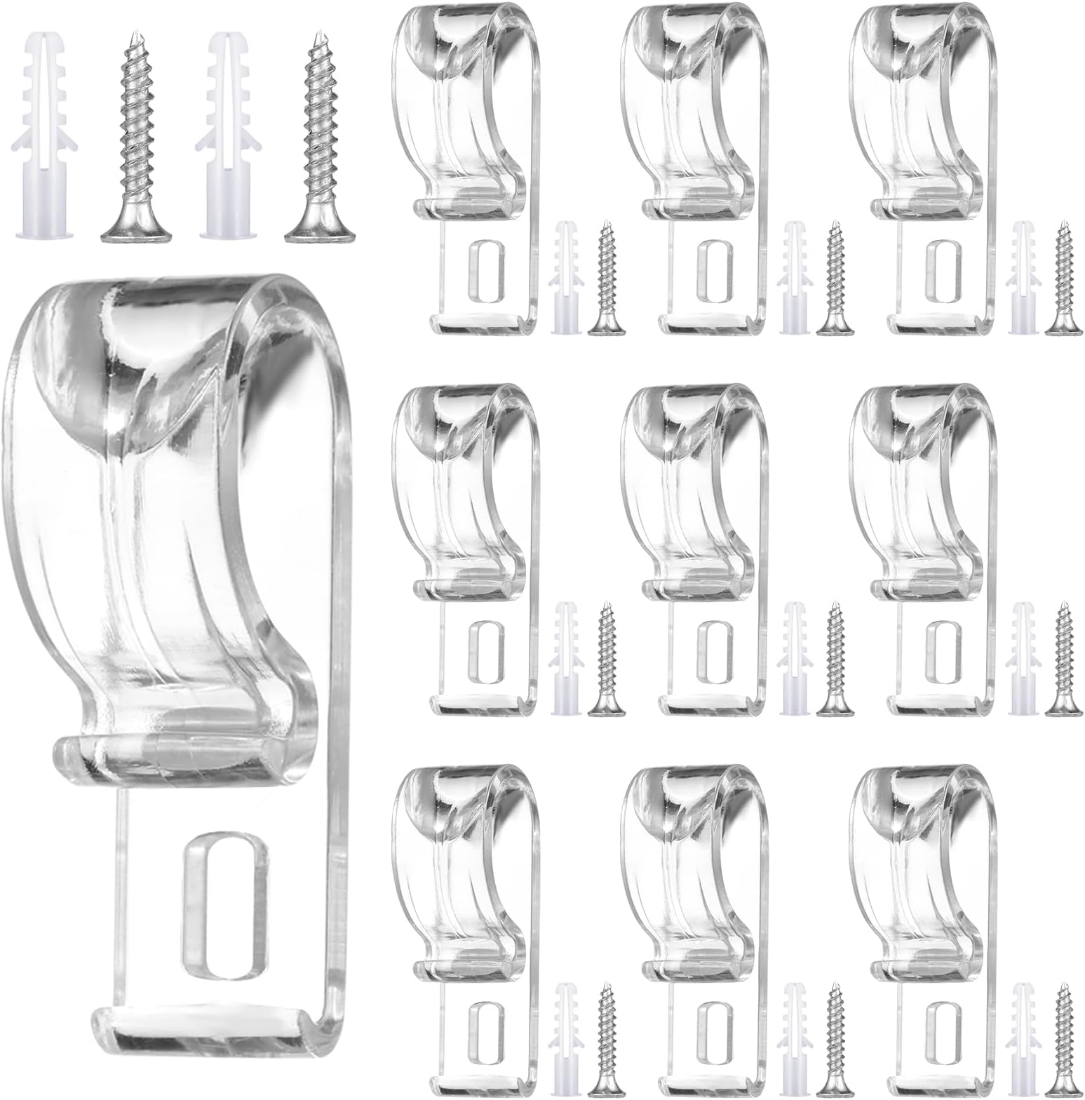 Amazon.com: Barydat Roller Shade Clear Safety Chain and Cord Guide ...