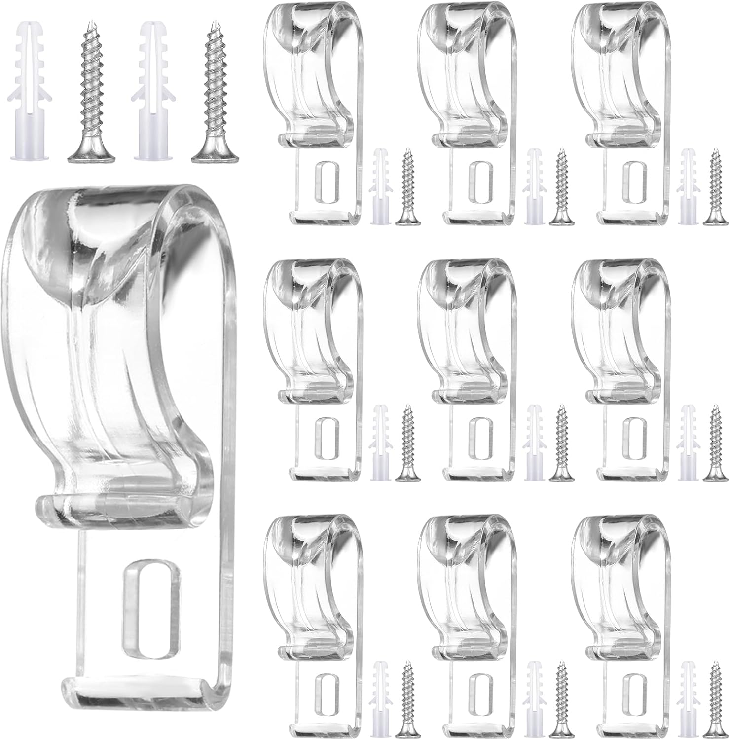 Amazon.com: Barydat 20 Sets Roller Shade Clear Safety Chain and Cord ...