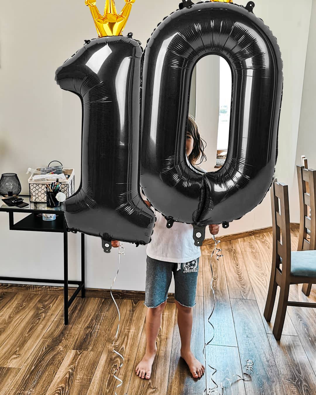 Snapklik.com : Black Number 100 Balloon 40 Inch, 100 Number Balloon ...