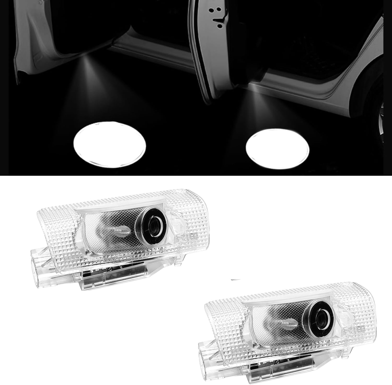 Amazon.com: 2pcs Car Door Lights Logo Projector Laser Ghost 3D Shadow ...