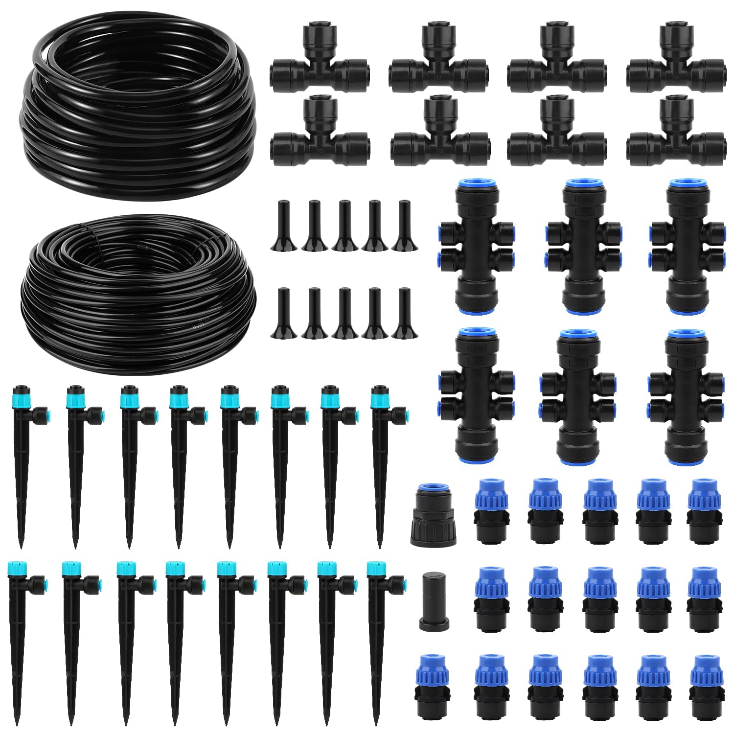 Amazon.com : 230FT Drip Irrigation System, Quick Connector Automatic ...