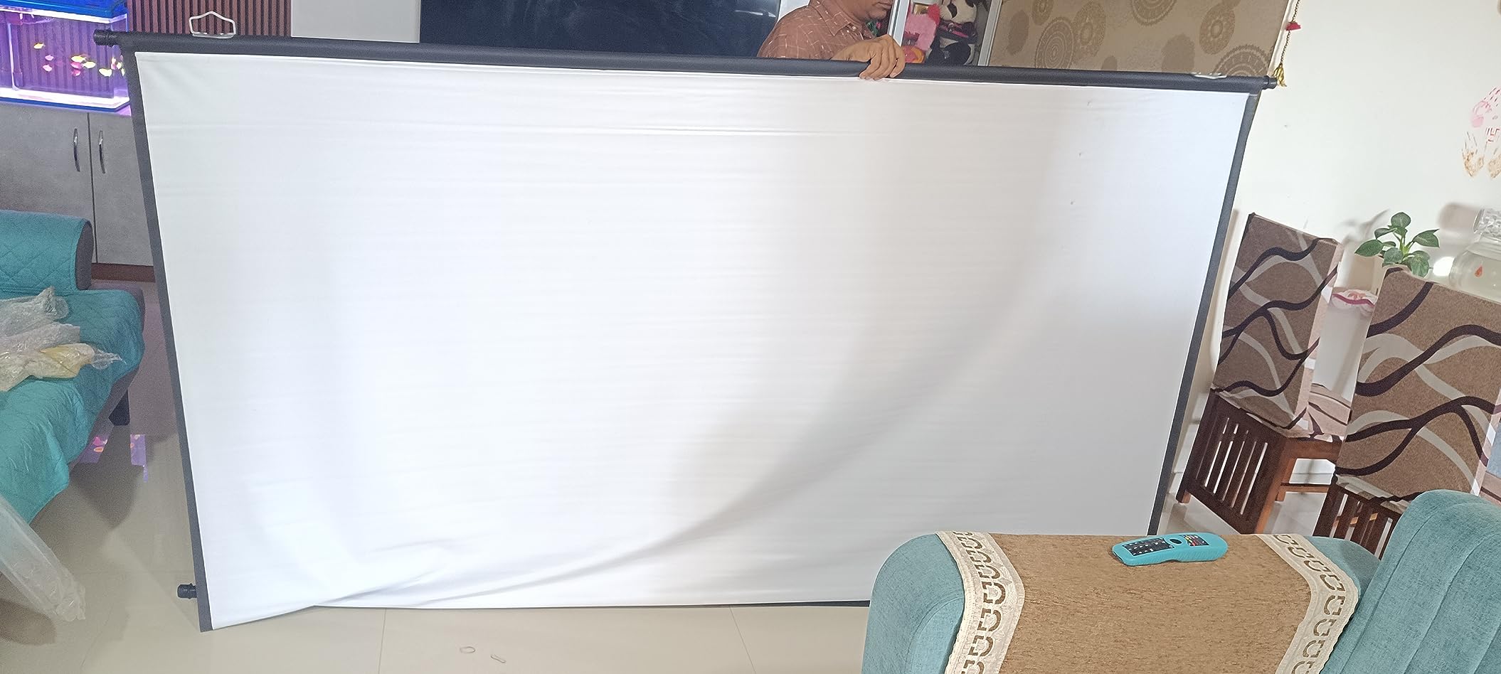 Vilro Universal lite Series Map Type Movie Projection, Projector Screen ...