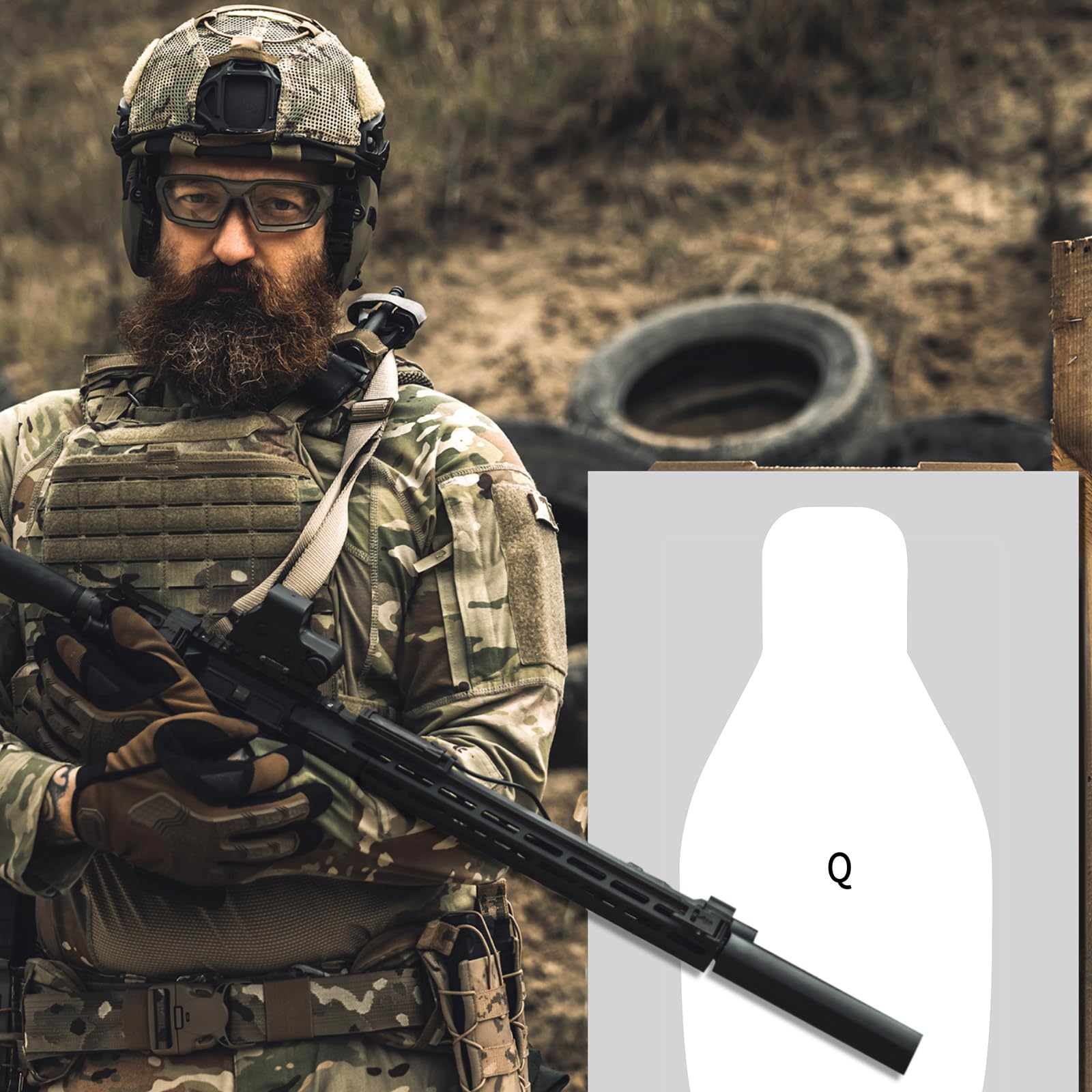 Snapklik.com : Leyndo Paper Shooting Targets Large Paper Rifle Targets ...