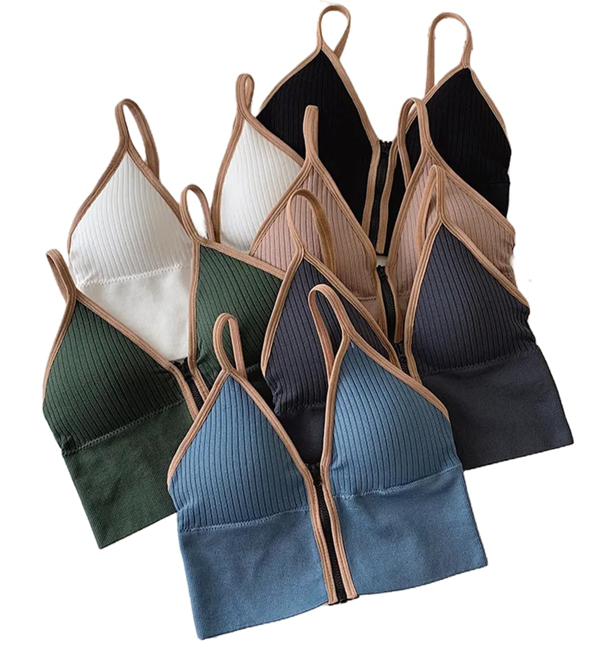 Buy Indus Cloud Women Workout Front Zipper Yoga Running Vest Bra Shock ...