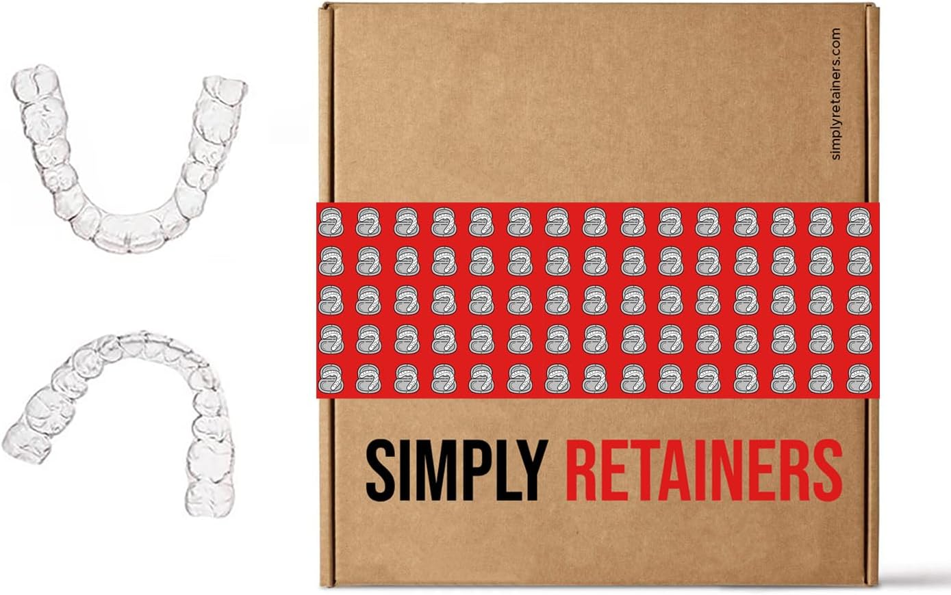 Amazon.com: Custom Clear Upper and Lower Teeth Retainers - Replacements ...
