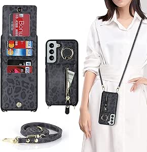 Amazon.com: DEYHU Samsung Galaxy S21 5G Case with Card Holder for Women, Galaxy S21 5G Phone ...