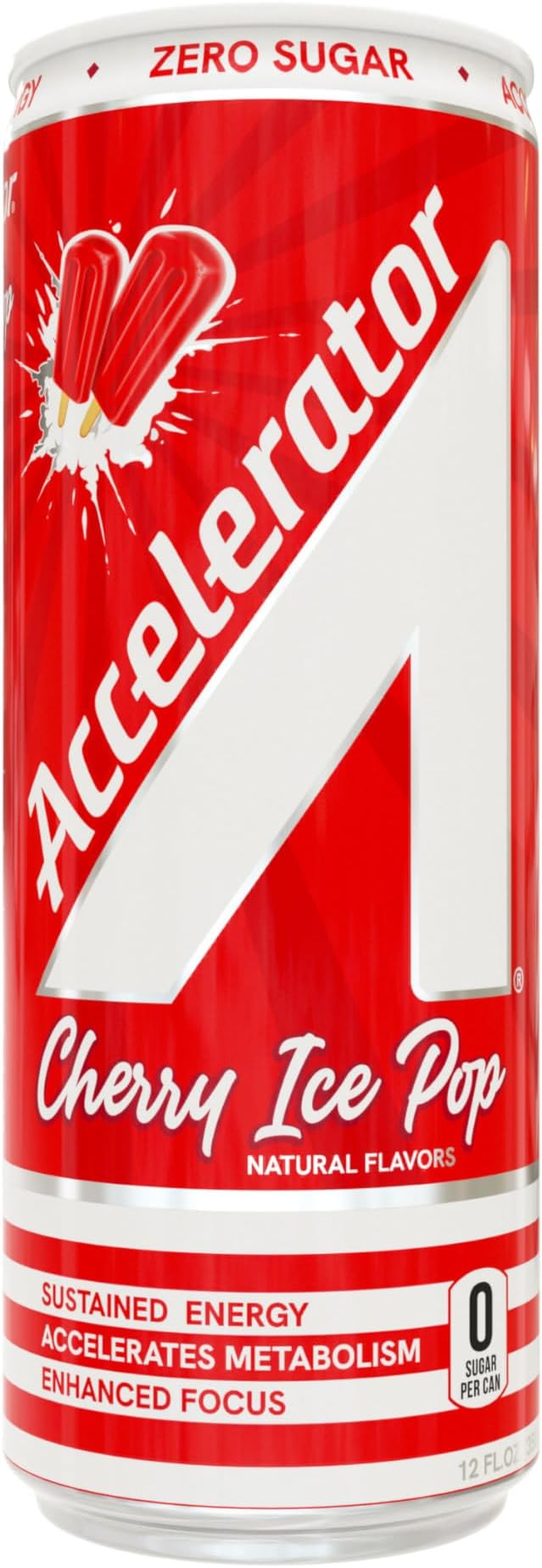 Amazon.com : A SHOC Accelerator Cherry Ice Pop Energy Drink, 12 fl oz ...