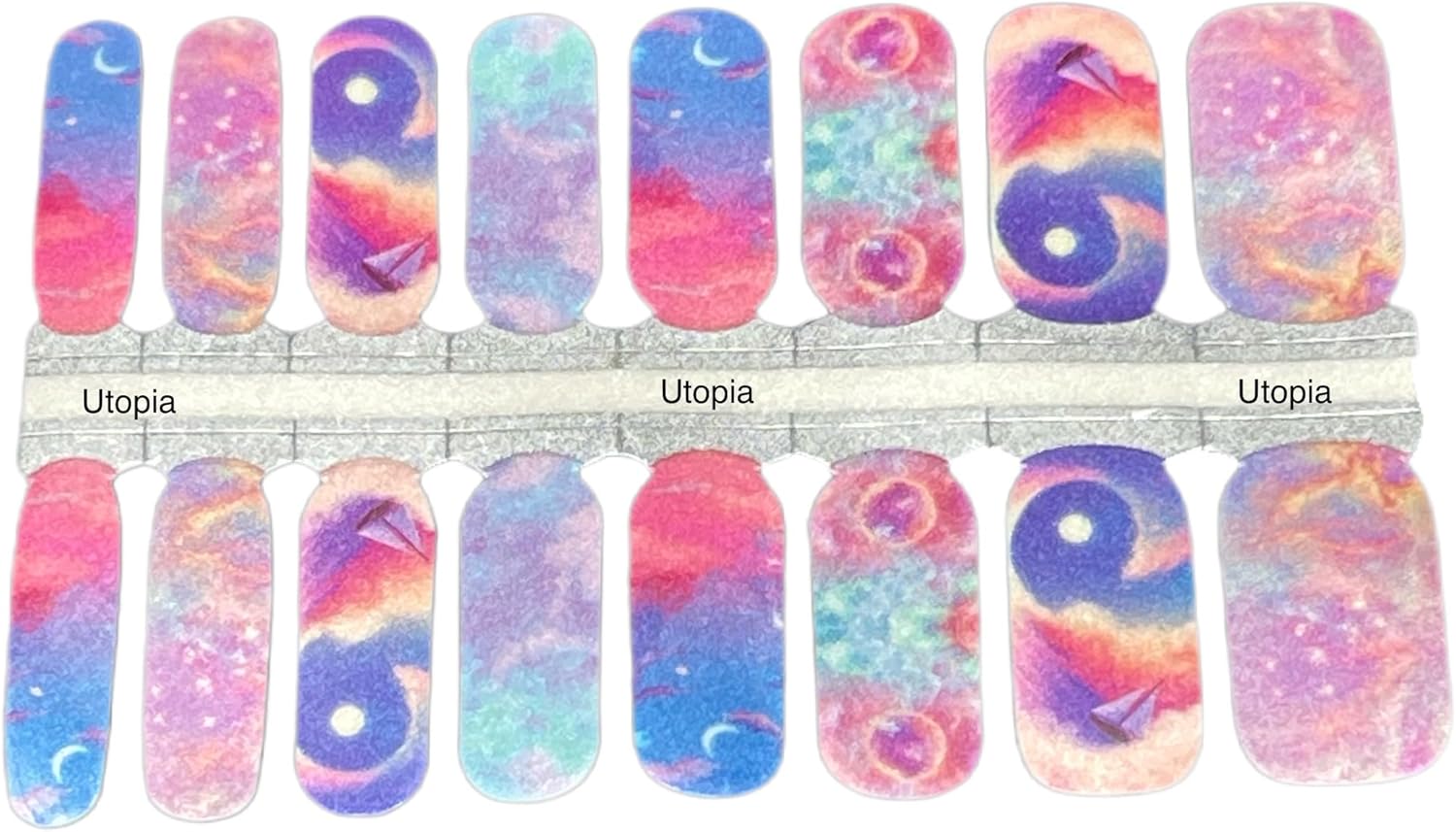 Amazon.com: Arigato Co Nail Wraps Nail Stickers (Utopia) : Beauty ...