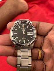 Amazon.com: SEIKO Men's SNK795 SEIKO 5 Automatic Stainless Steel Watch ...