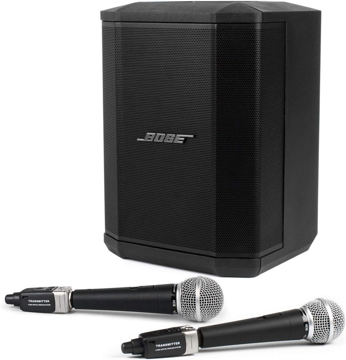 Bose S1 Pro paquete de altavoces multiposición con 2 micrófonos vocales ...