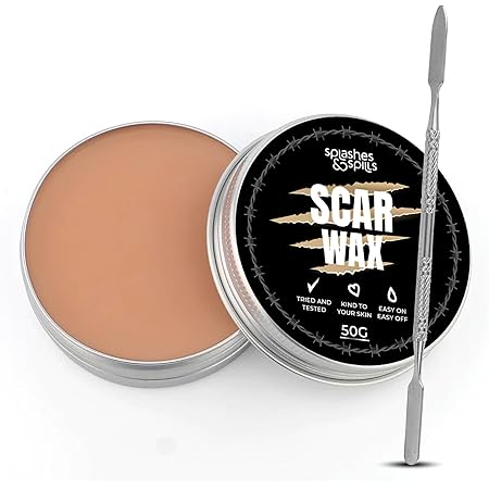 Amazon.com : Professional Grade Scar Wax - SFX Makeup Kit for Halloween ...