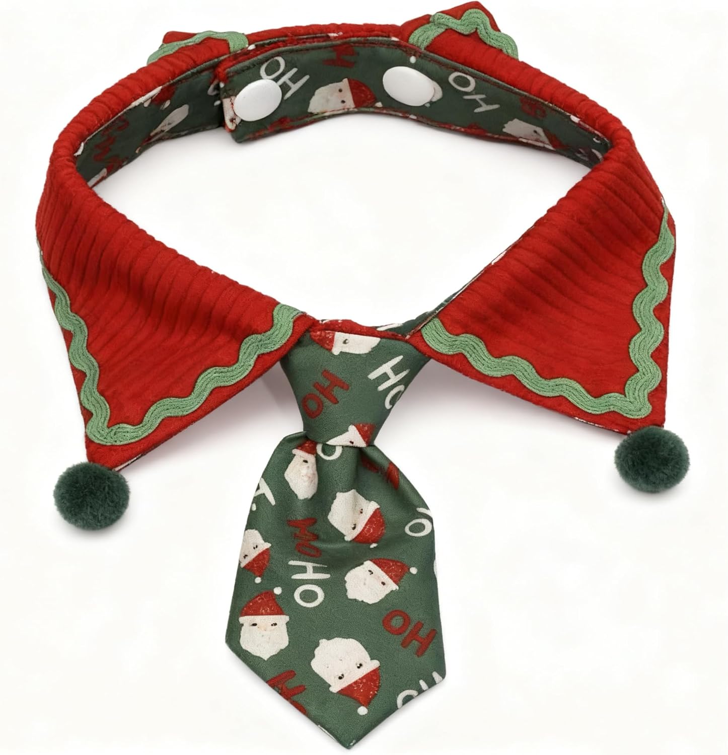 Amazon.com : Christmas Dog Scarf Bandana Bow Tie, Adjustable 14-17 Inch ...