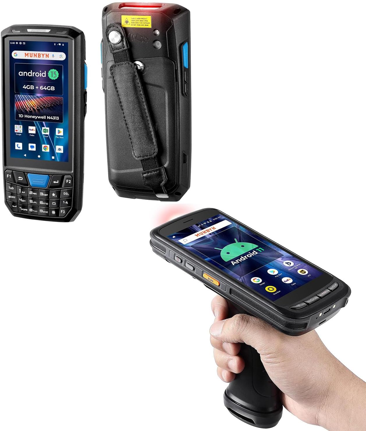 Amazon.com : MUNBYN 2024 Android Barcode Scanner 035Pro and Android ...