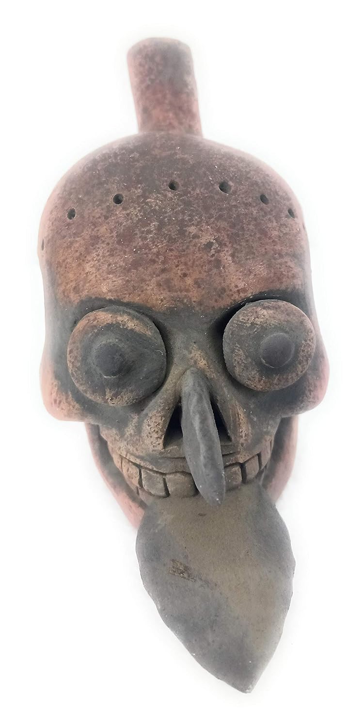 Mexican Aztec Whistle of Death for Halloween, Pre-Hispanic Craft in ...