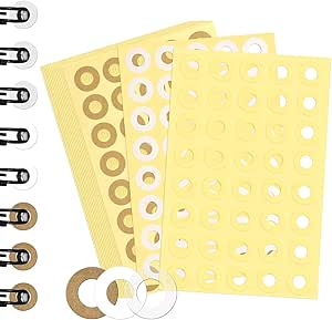 3000pcs Hole Reinforcement Stickers, Binder Paper Hole Protectors Self ...
