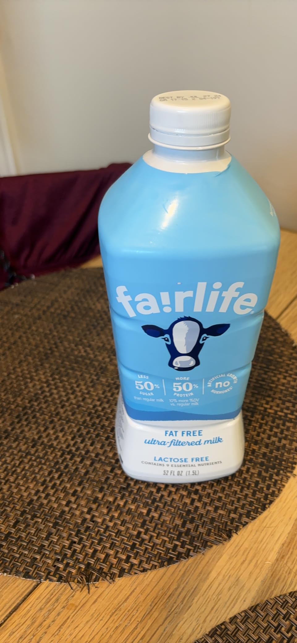 Amazon.com: Fairlife Fat Free Ultra Filtered Milk, Lactose Free, 52 Fl ...