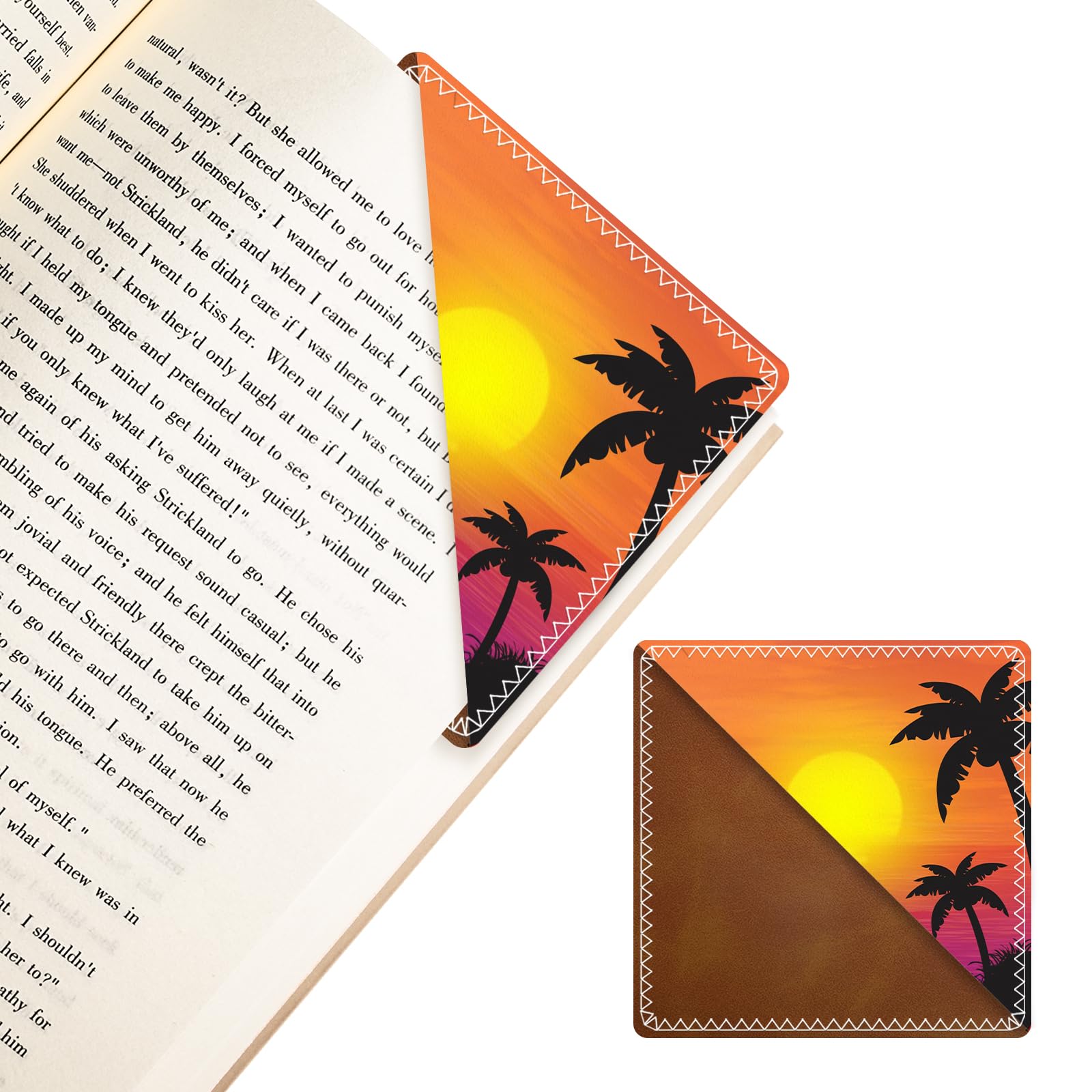 Amazon.com: Personalized Leather Bookmarks, Fun & Cute Book Accessories ...