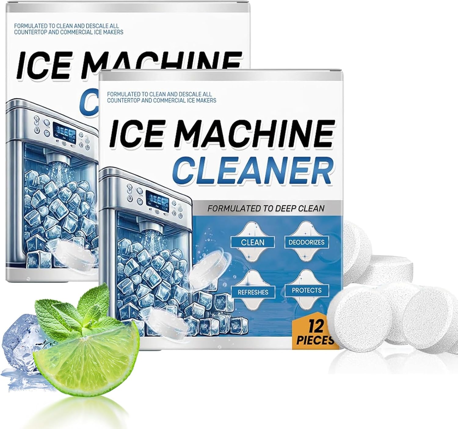 Amazon.com: Ice Machine Cleaner Maker Descaler - 24 Ice Maker Cleaner ...