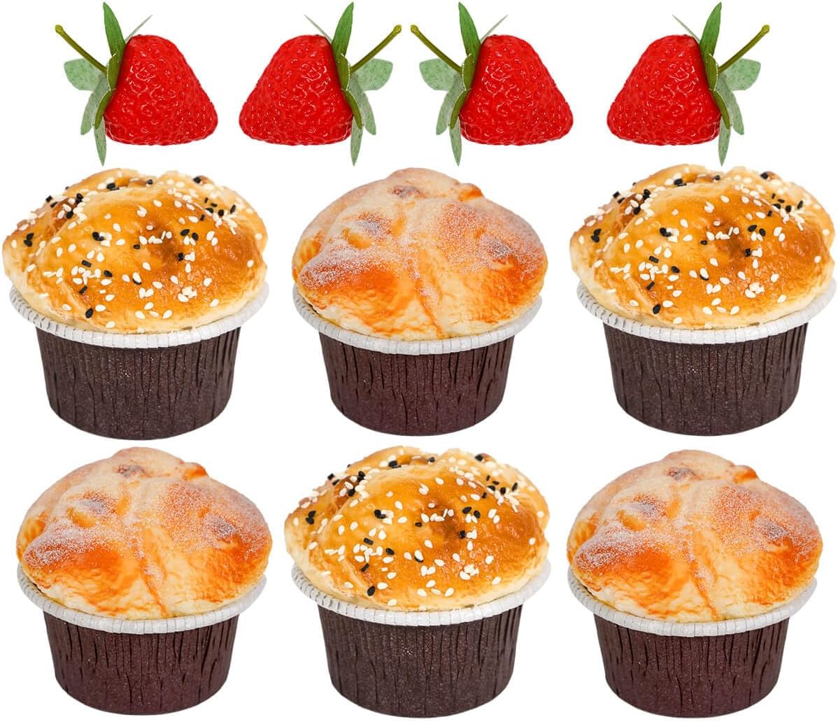 Amazon.com: vensovo Small Realistic Artificial Bread Prop for Display ...