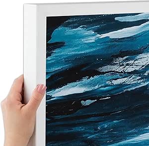 Amazon.com - ArtToFrames 26x38 Inch White Picture Frame, This 0.83 Inch ...